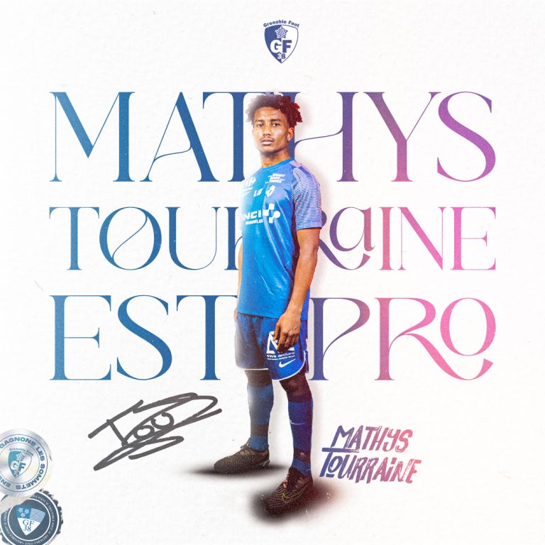 Mathys Tourraine signe son premier contrat professionnel ! - GF38